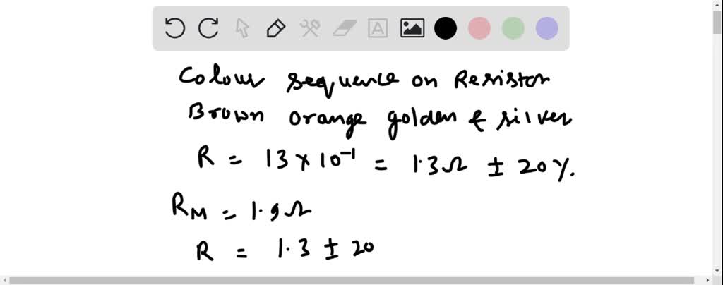 Solved Write A Matlab Program That Calculates The Resistance Of A Resistor From The Color Code 9388