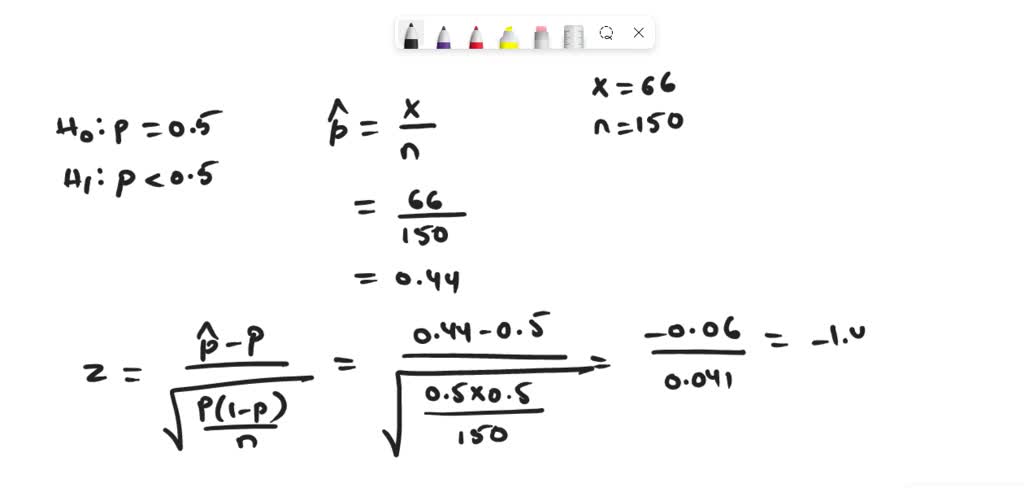 SOLVED: Test the hypothesis using the classical approach and the P ...