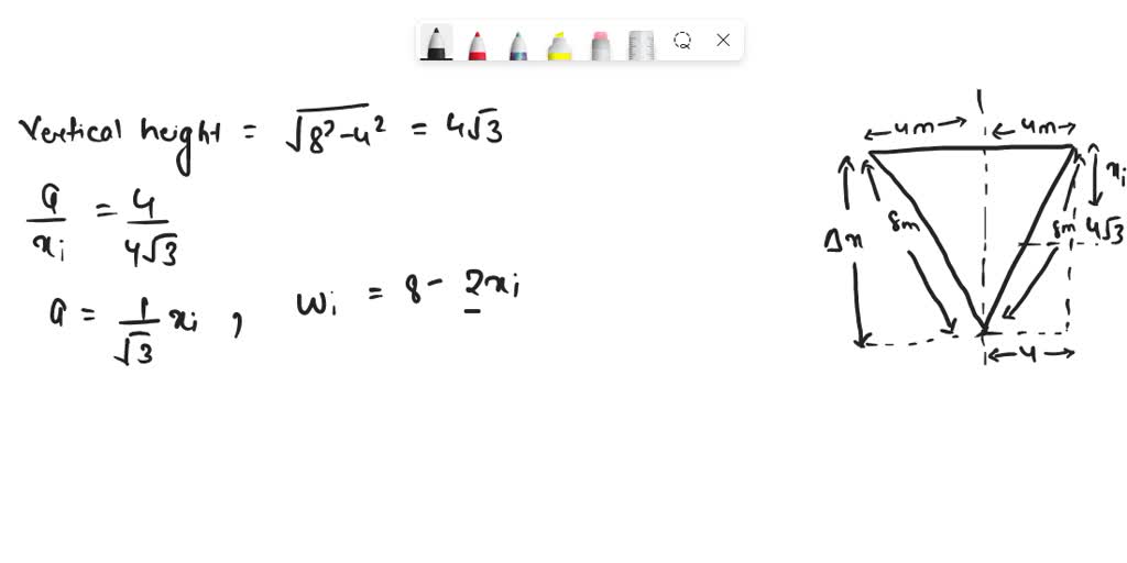 SOLVED: A trough is filled with a liquid of density 870 kg/m?. The ends ...