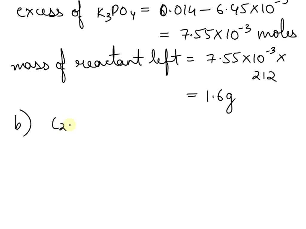SOLVED: Aqueous Potassium hydroxide (KOH) reacts with aqueous ...
