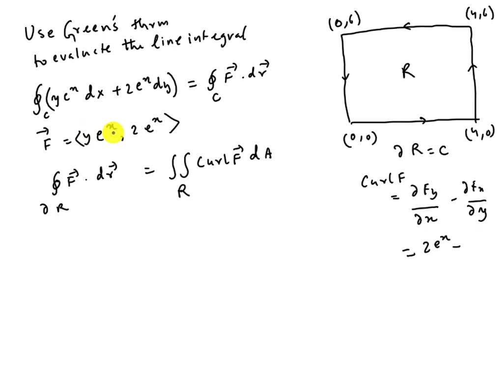 SOLVED: Use Green's Theorem to evaluate the line integral along the ...
