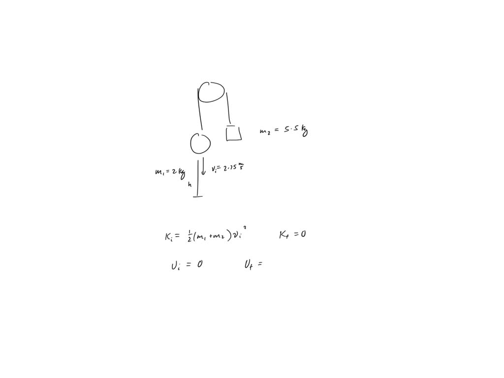 Solved Two Objects Are Connected By A Light Un Stretchable String That