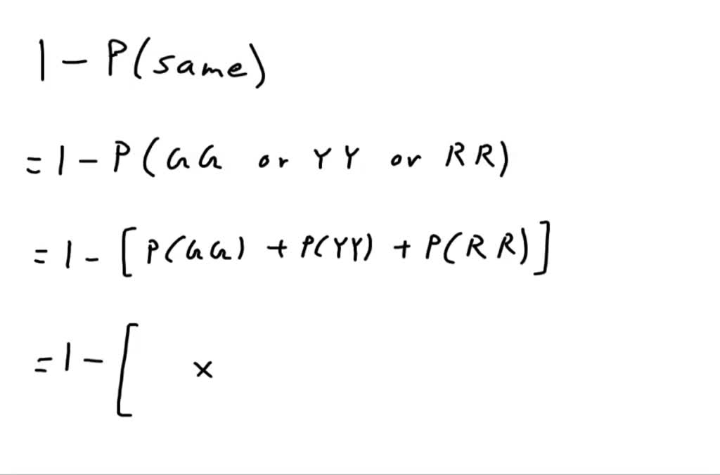 SOLVED: Find the probability for the experiment of drawing two marbles ...