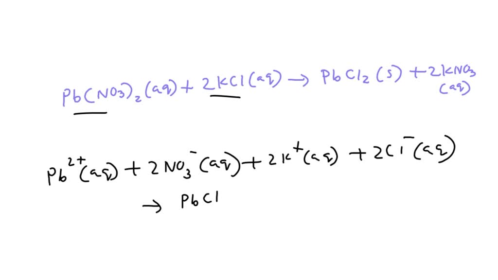 SOLVED: The following molecular equation represents the reaction that ...