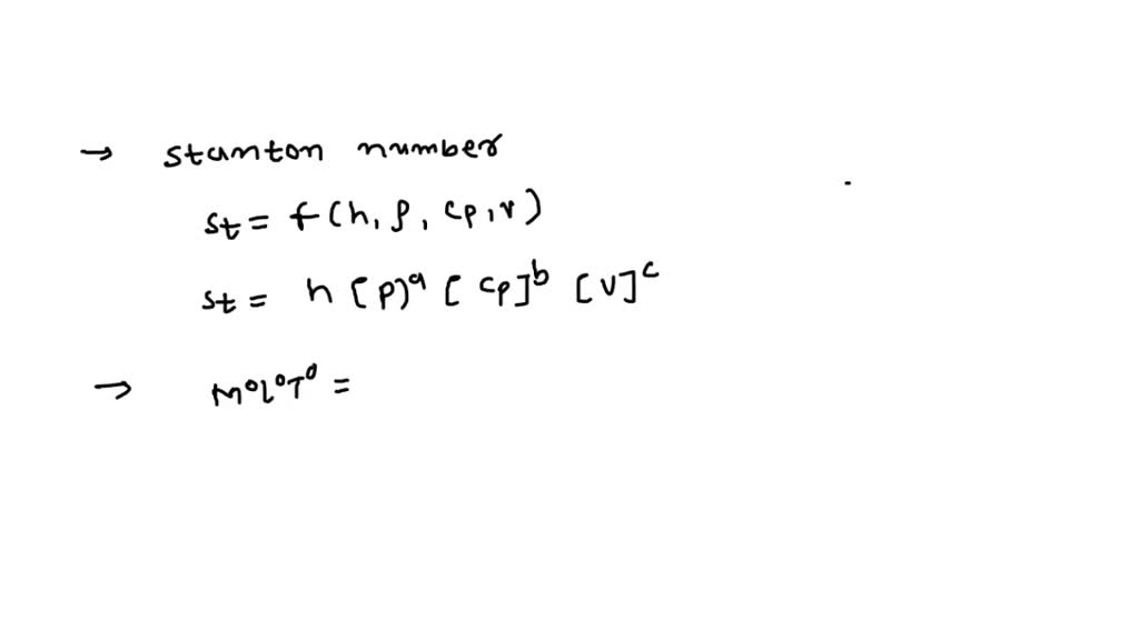 SOLVED: Convection heat-transfer data are often reported as a ...