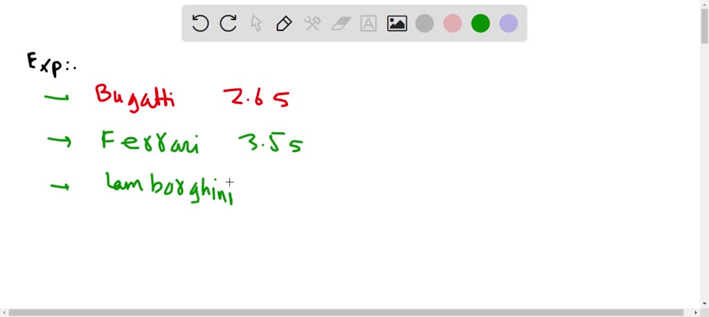 SOLVED: The table below gives automobile performance data for a few ...