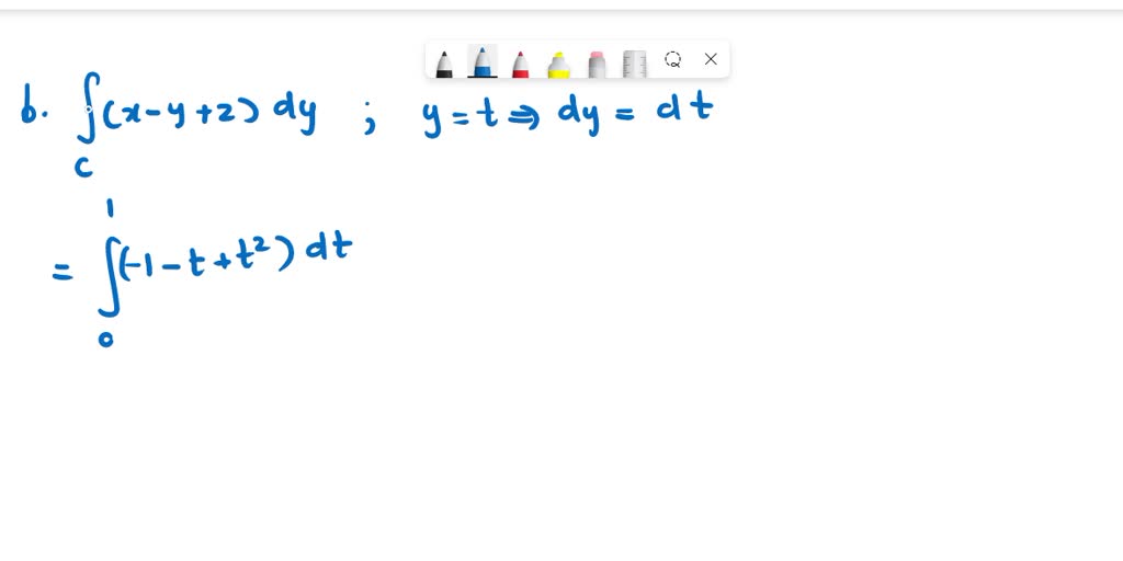 SOLVED: Along the curve r(t) = i + tj + tk, 0 â‰¤ t â‰¤ 1, evaluate ...