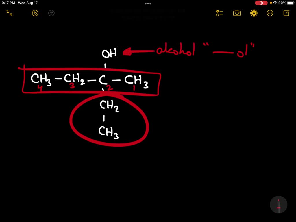 SOLVED: Give the correct IUPAC name for the following structure: OH A ...