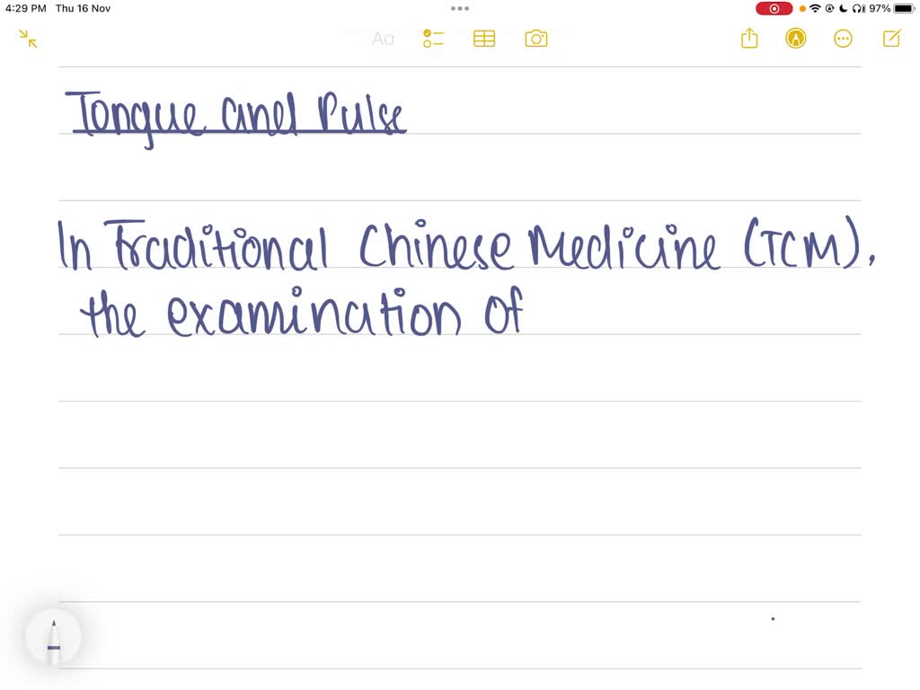 SOLVED: In Traditional Chinese medicine (TCM), overall harmony or ...