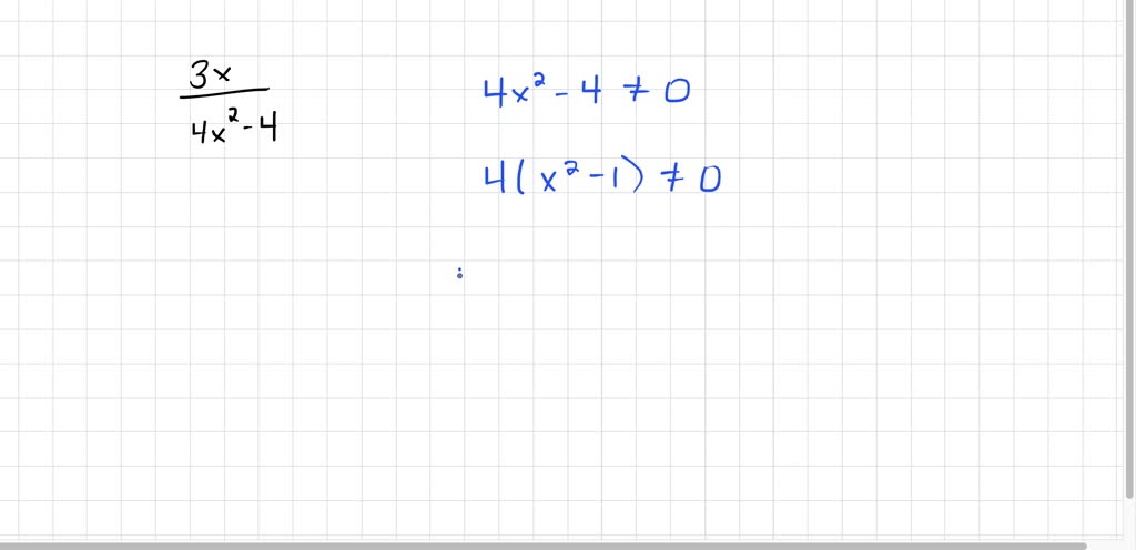 SOLVED: Which statement describes the domain of the function f(x) = StartFraction 3x Over 4x ...