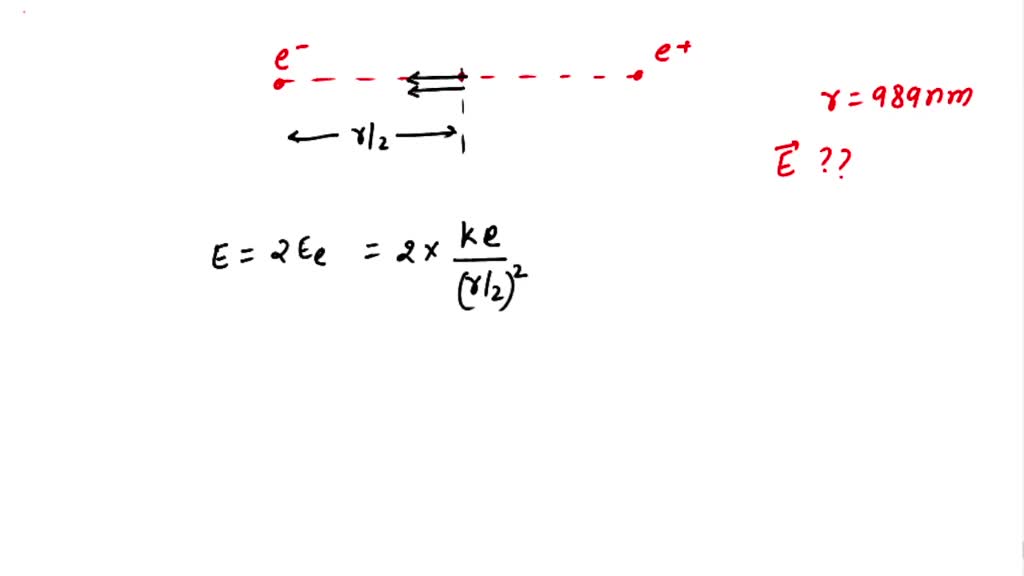 SOLVED: An electron and a proton are fixed at a separation distance of ...