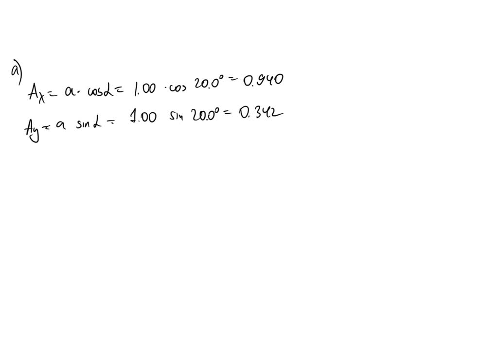 Solved Texts Learning Goal Single Vector Find Components Of A