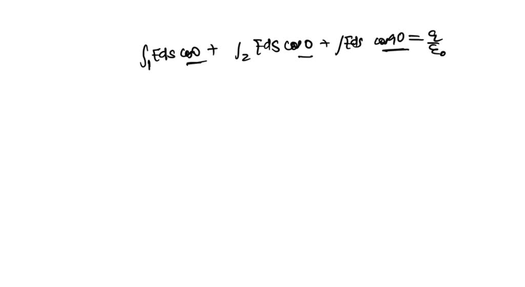 SOLVED: (a) Use Gauss's theorem to find the electric field due to a ...