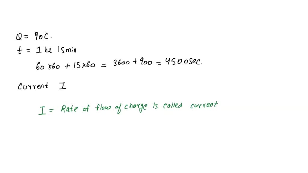 SOLVED: The current in a wire was measured to be 4.9 x 10^2 A. In 1.5 ...