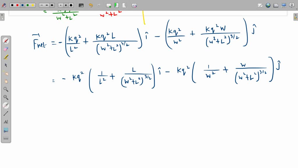 SOLVED: Four charges q1q1 to q4q4 are arranged at the corners of a ...