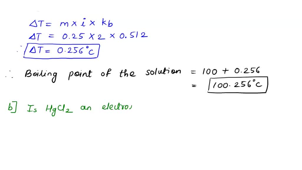 SOLVED: Assuming ideal solution behavior, what is the boiling point of ...