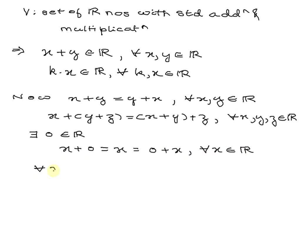 SOLVED: Determine whether the set equipped with the given operations is ...