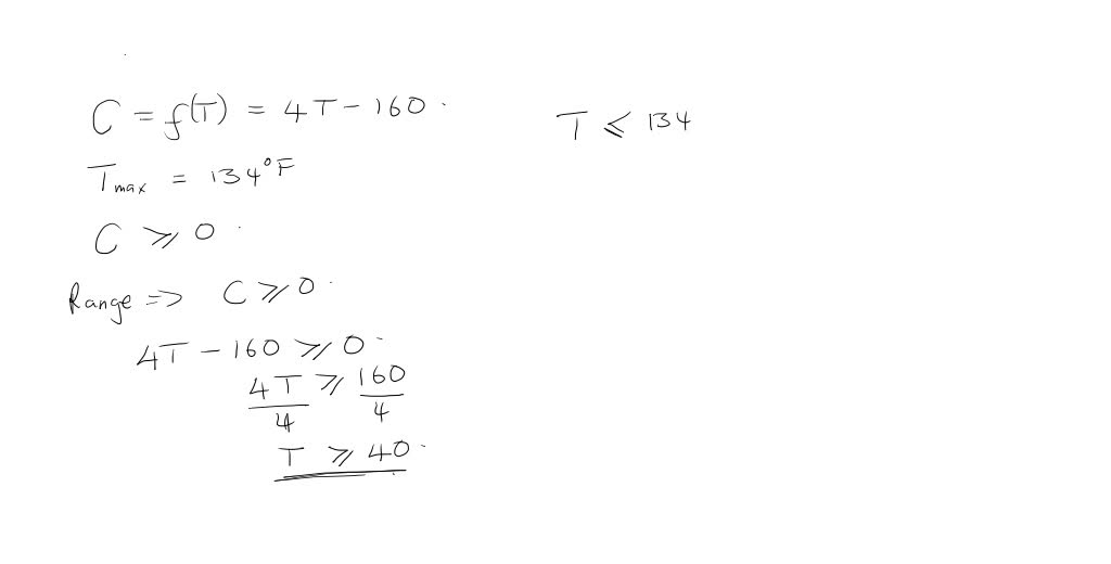 SOLVED: The chirp rate, C, in chirps per minute, of the snowy tree ...