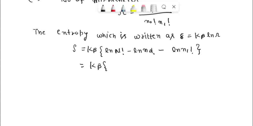 SOLVED: Texts: Statistical Mechanics Question No. 1 and 2 Full Solution ...