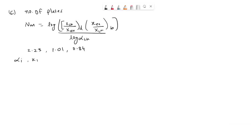 A mixture with 33% n-hexane, 37% n-heptane, and 30% n-octane is to be distilled to give a ...