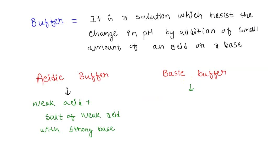Solved Which Of The Following Combinations Would Make A Good Buffer Select The Correct Answer 