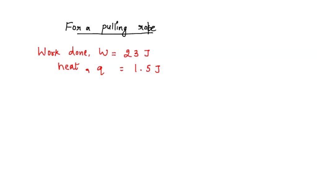 SOLVED: A ropes is pulled, increasing its tension. The work done ...