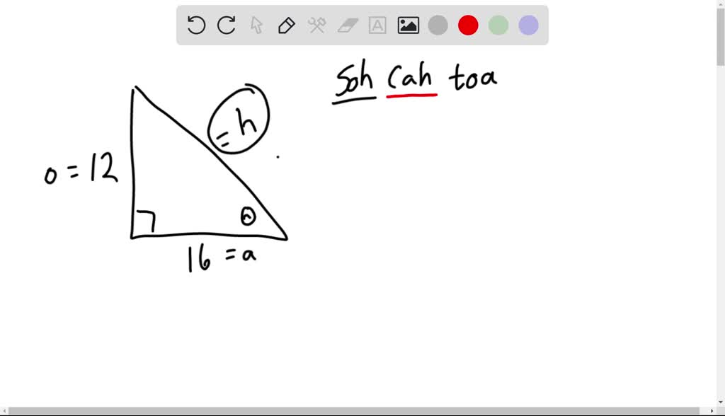 SOLVED: Find the angle θ, in radians, in the given right triangle. The ...
