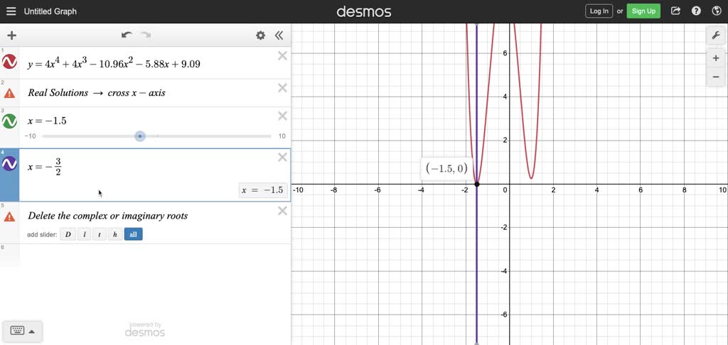 A graphing calculator is recommended. Use a graphing device to find all solutions of the ...