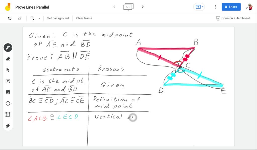 SOLVED: Write the following proof. You can write this as a paragraph proof (don't forget to ...