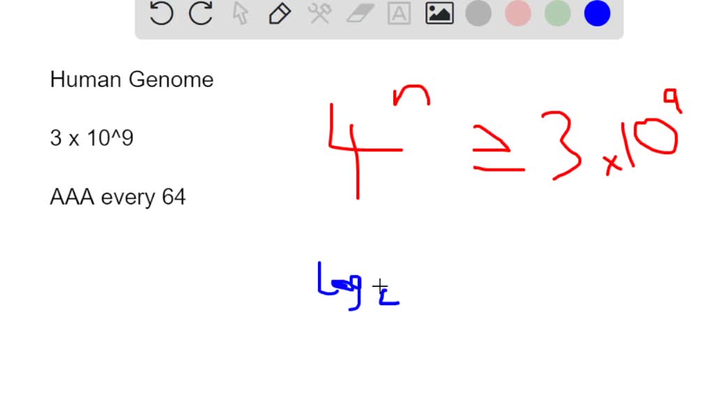 SOLVED: The human genome contains 3 billion base pairs arranged in a ...