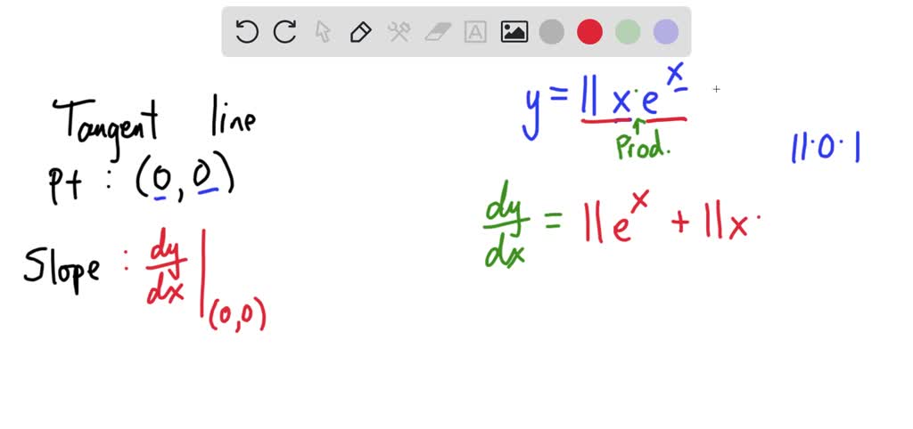 SOLVED: Find the equation of the tangent line to the curve y = Ixex at ...
