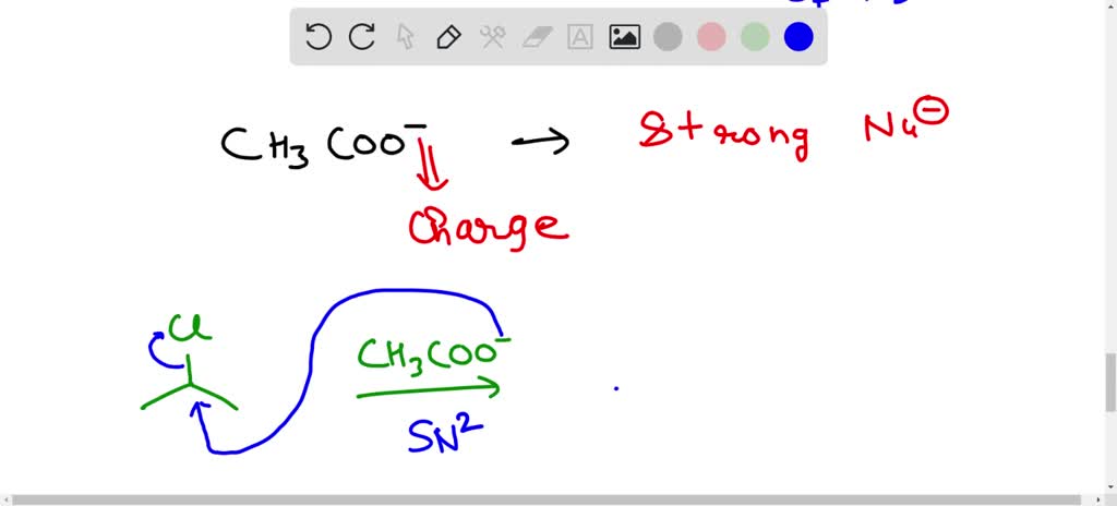 SOLVED: is CH3COO a strong nucleophile and favours SN1 or SN2 for ...
