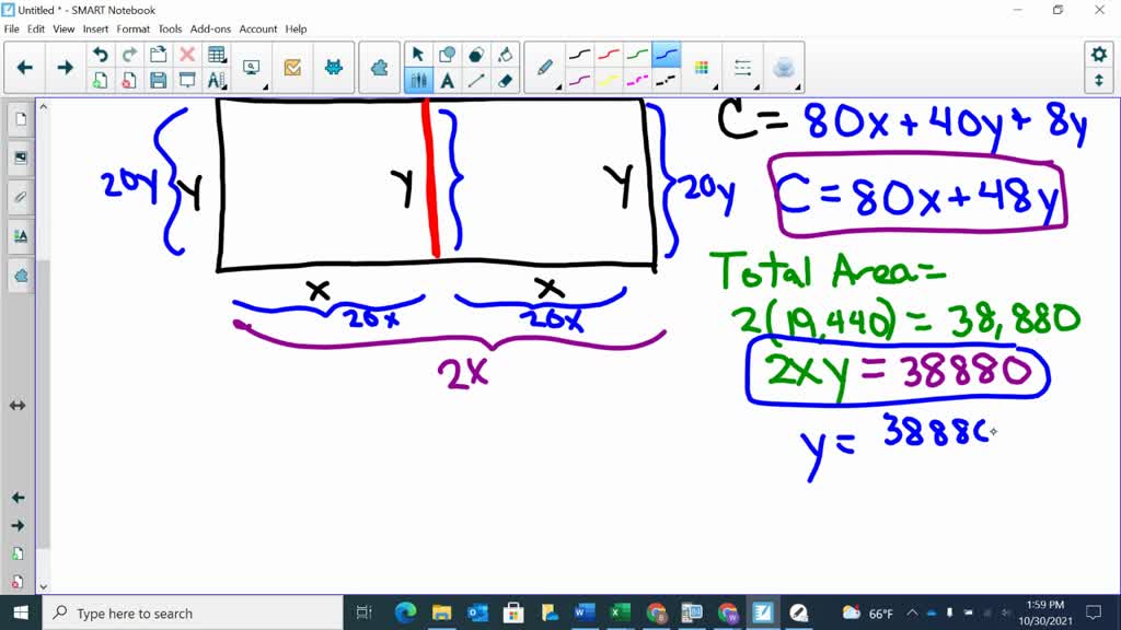 From a tract of land, a developer plans to fence a rectangular region ...