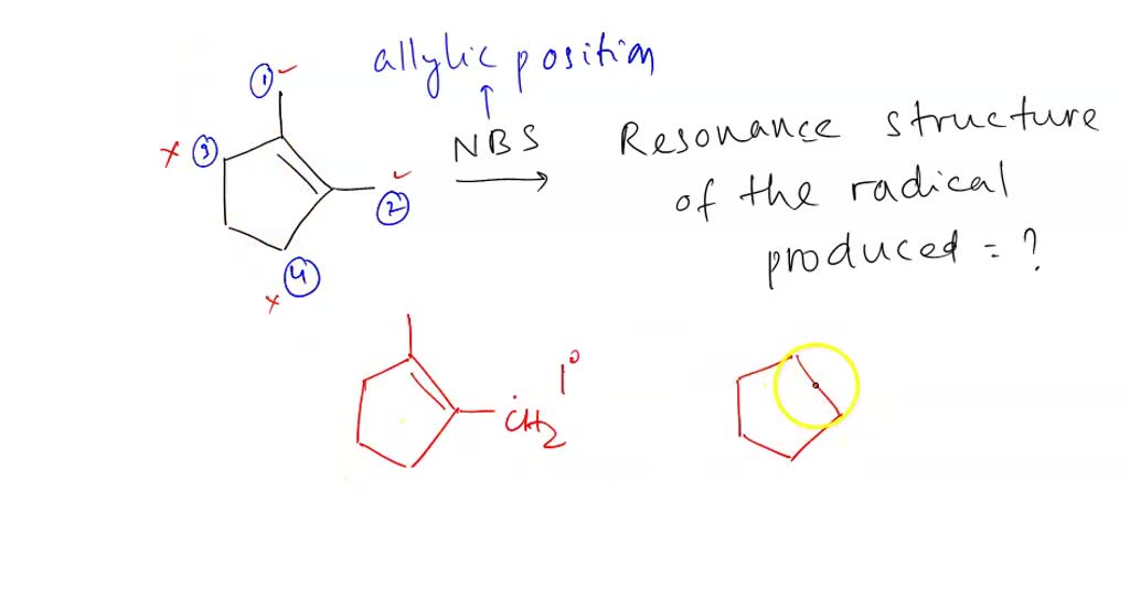 SOLVED: The compound below is treated with chlorine in the presence of ...