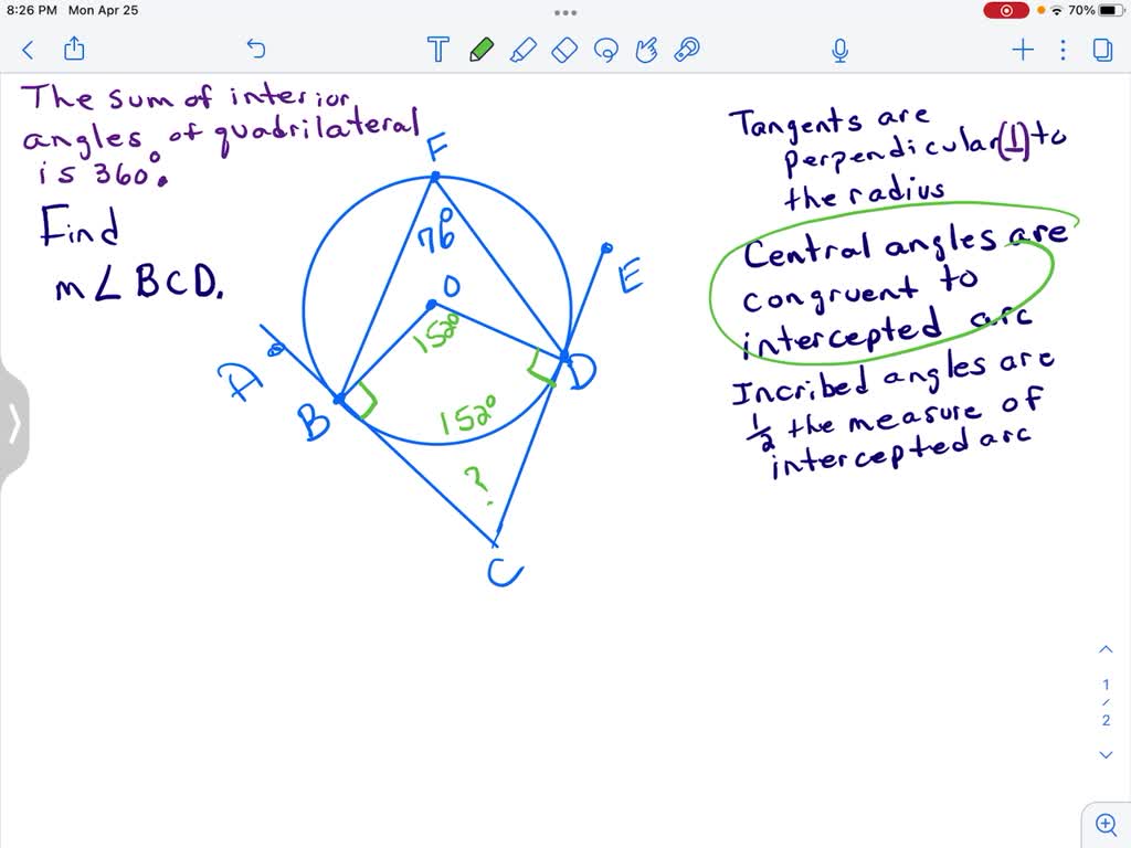 SOLVED: This is circle theorems. I am not really good at this. O is the centre of the circle and ...