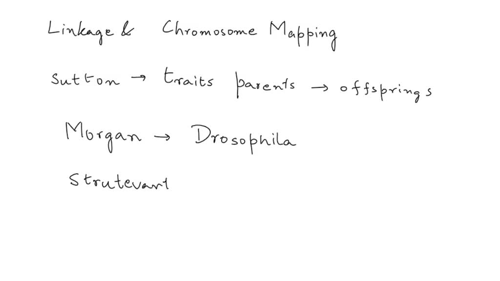 SOLVED: Now that you have studied linkage and chromosome mapping ...