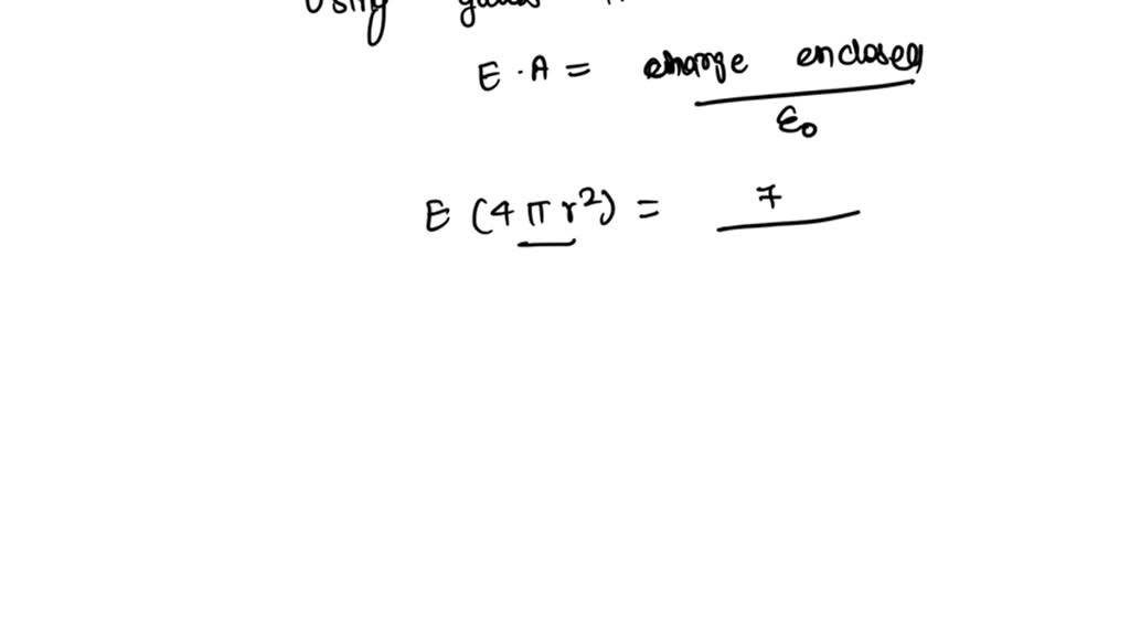 SOLVED: Find the value of the electric field at a distance r= 10 cm ...