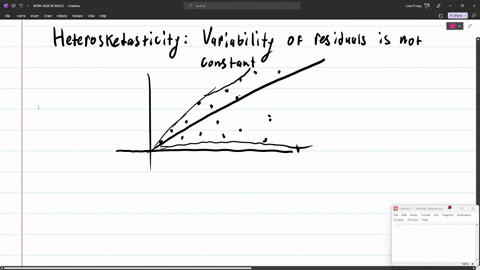 What is heteroskedasticity if there is heteroskedasiticy in...