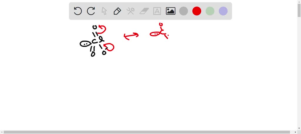SOLVED: The best Lewis structure for chlorate (ClO3 – ) has an expanded ...