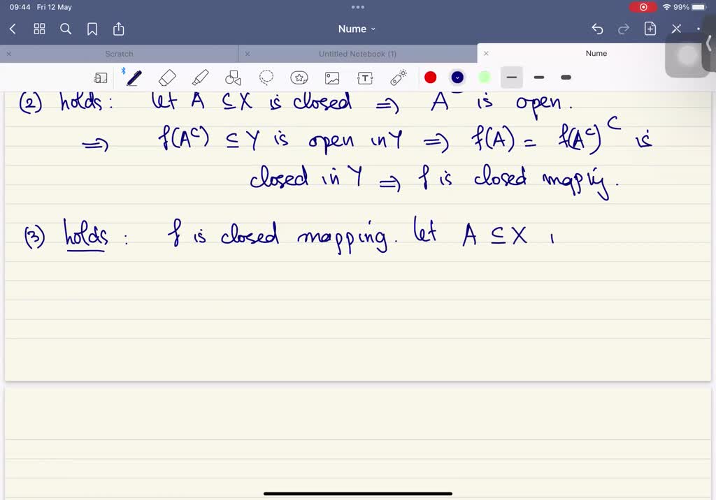 SOLVED: 4 15 p.Let 7 be the euclidean topology on R and 7 be the indiscrete topology on R.Define ...