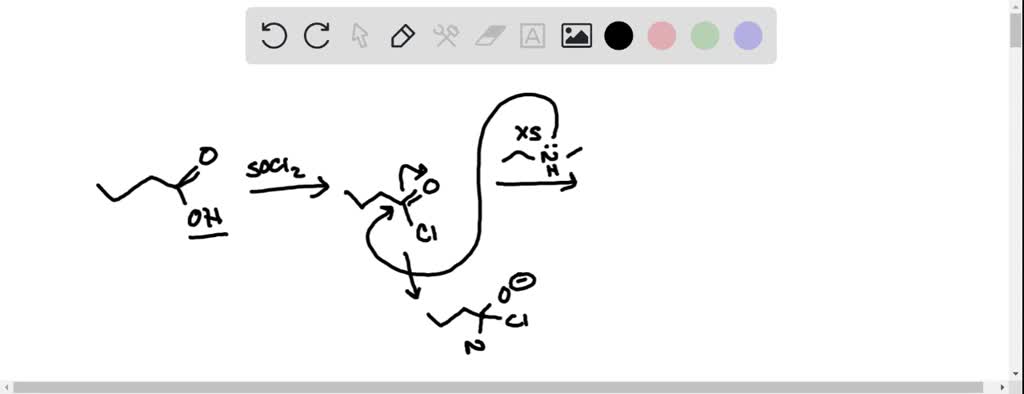 SOLVED: Draw the major product of the following reaction sequence N excess OH Create OscerSketch ...