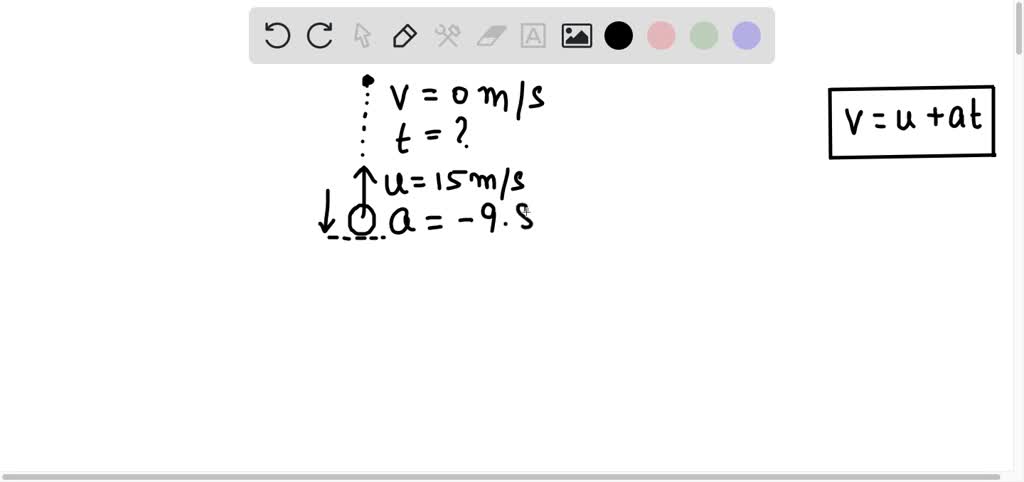 SOLVED: A ball is thrown vertically upward with a speed of 15 m/s. Determine the time of flight ...