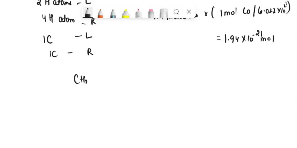 SOLVED: Methanol can be formed by the following UNBALANCED equation ...
