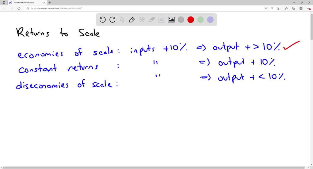 SOLVED: In the long run, if inputs are increased by 10 percent and output increases by 20 ...