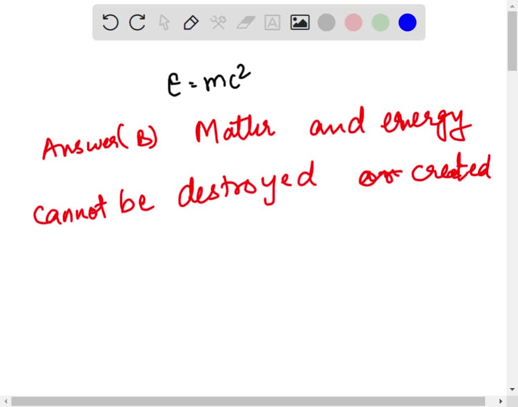 SOLVED: Einstein's famous equation E = mc² is a statement of time ...