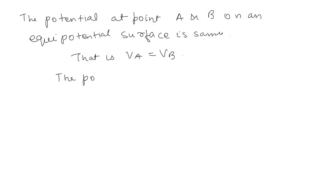 SOLVED: Chap 16-RQ2: A and B are both points on an equipotential ...