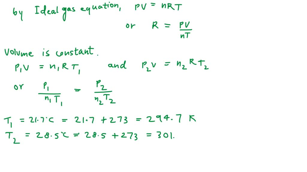 SOLVED: A glass container was initially charged with 3.00 moles of a ...