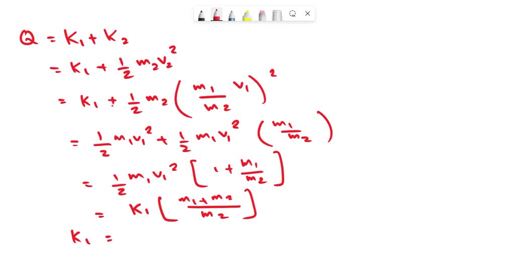Solved An Object With Mass M Initially At Rest Explodes Into Two