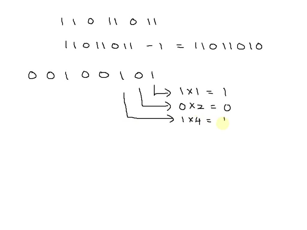 SOLVED: In 2*s complement representation the number 11011011 represents the decimal number ...