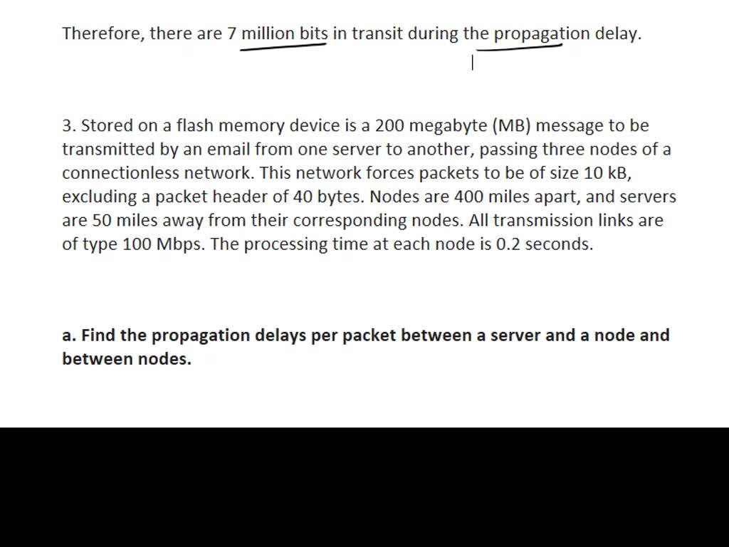 SOLVED: Consider a network with a data rate of 10 Mbps. Messages sent ...